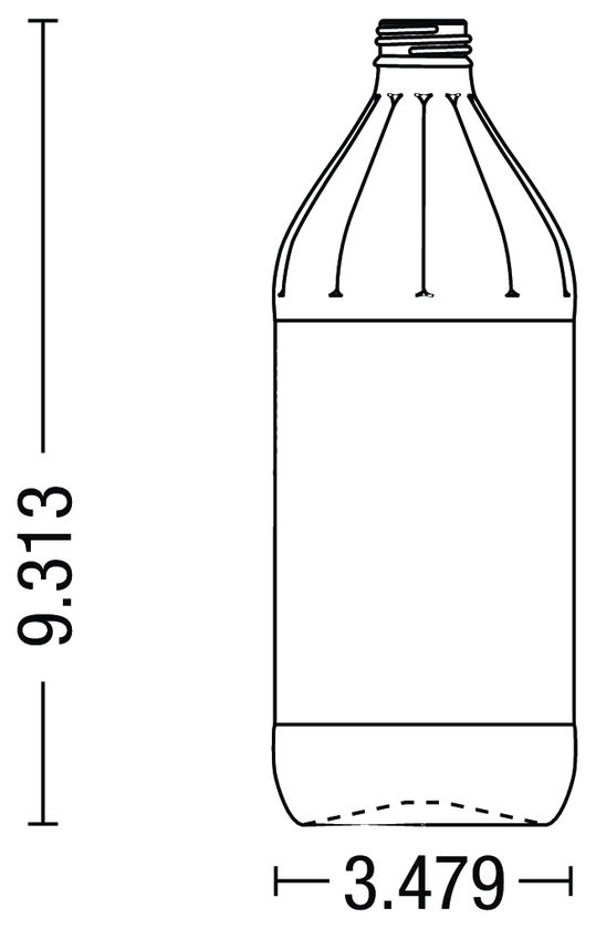 2 Liter Bottle Drawing